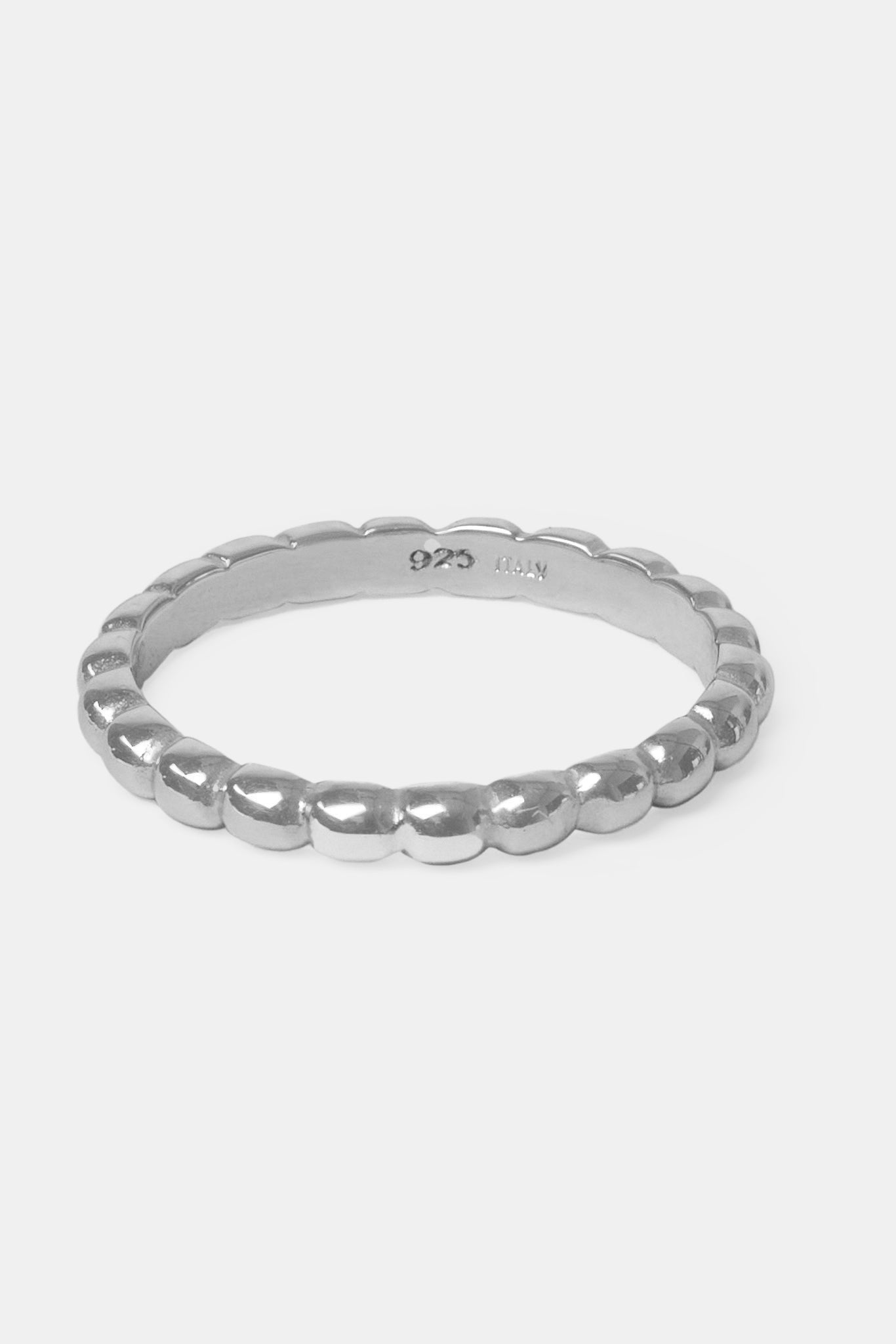 Bobble Textured Stacking Ring - 3mm | Womens Rings | Shop Stacking Rings at CERNUCCI.COM – Cernucci