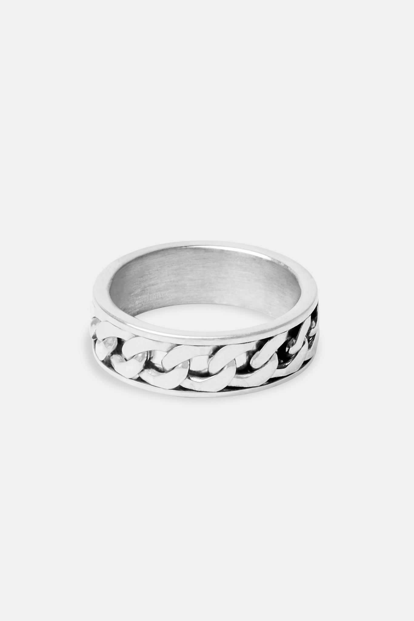Polished Cuban Centre Ring | Mens Rings | Shop Cuban Rings at CERNUCCI ...