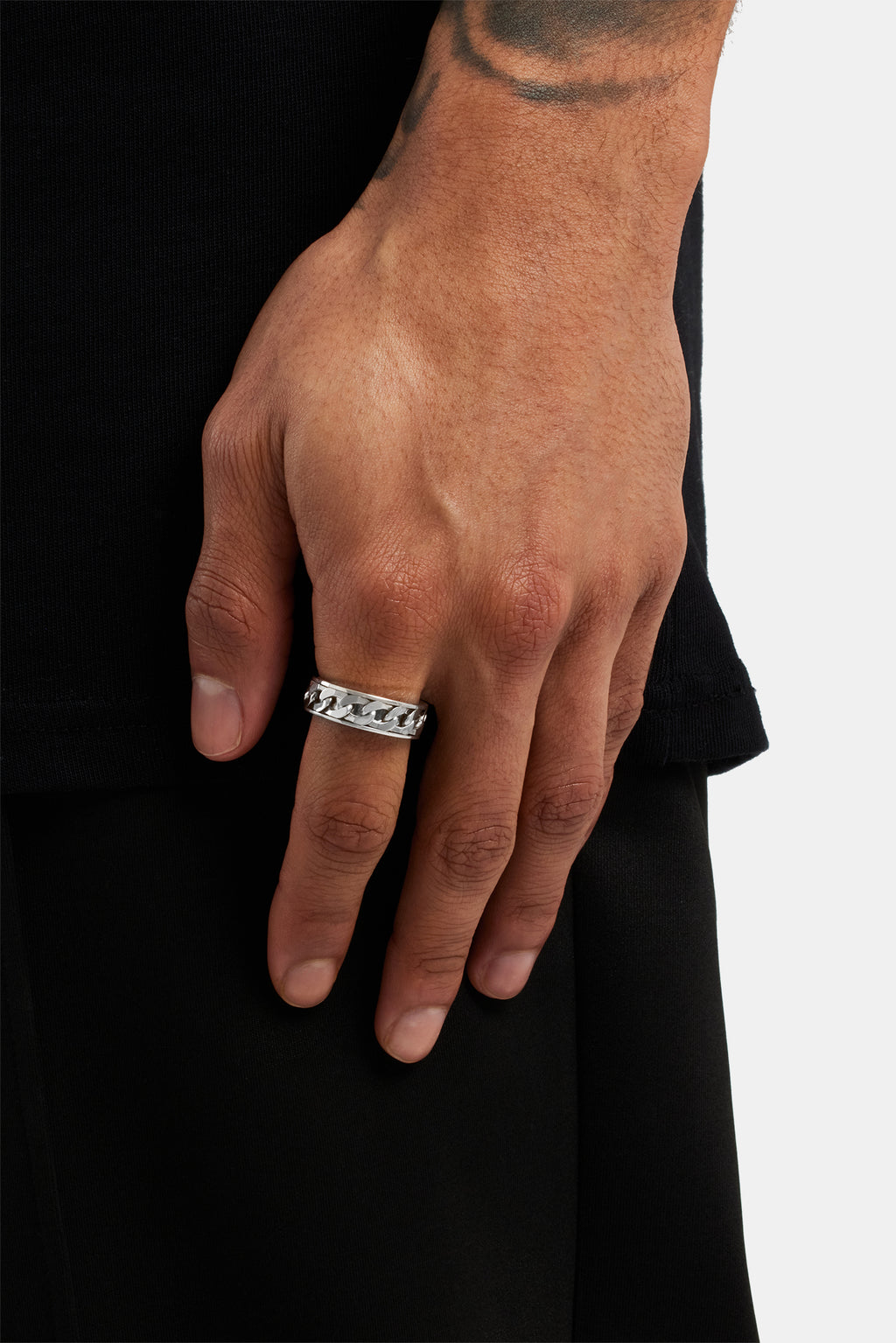 Polished Cuban Centre Ring | Mens Rings | Shop Cuban Rings at CERNUCCI ...