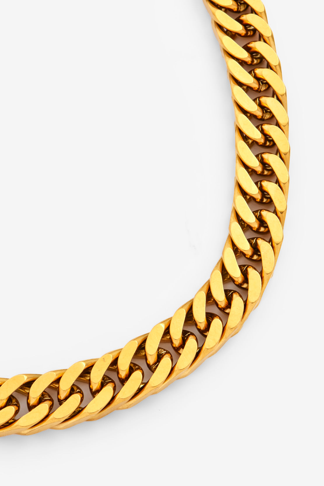 10mm Chunky Flat Cuban Chain - Gold – Cernucci