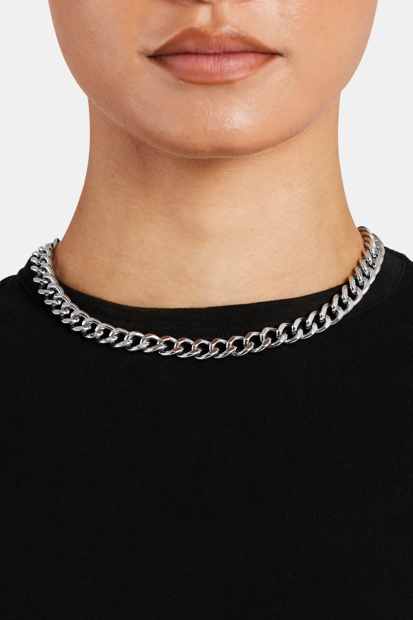 10mm Polished Cuban Link Chain | Womens Chains | Shop Cuban Chains at ...