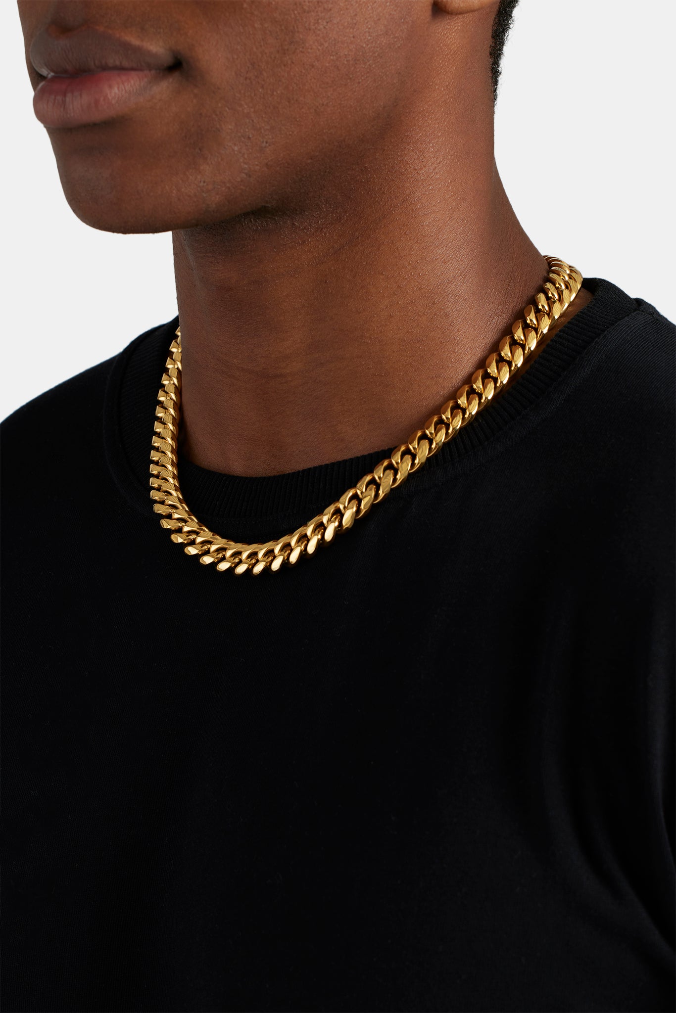 12mm Miami Cuban Link Chain - Gold – Cernucci