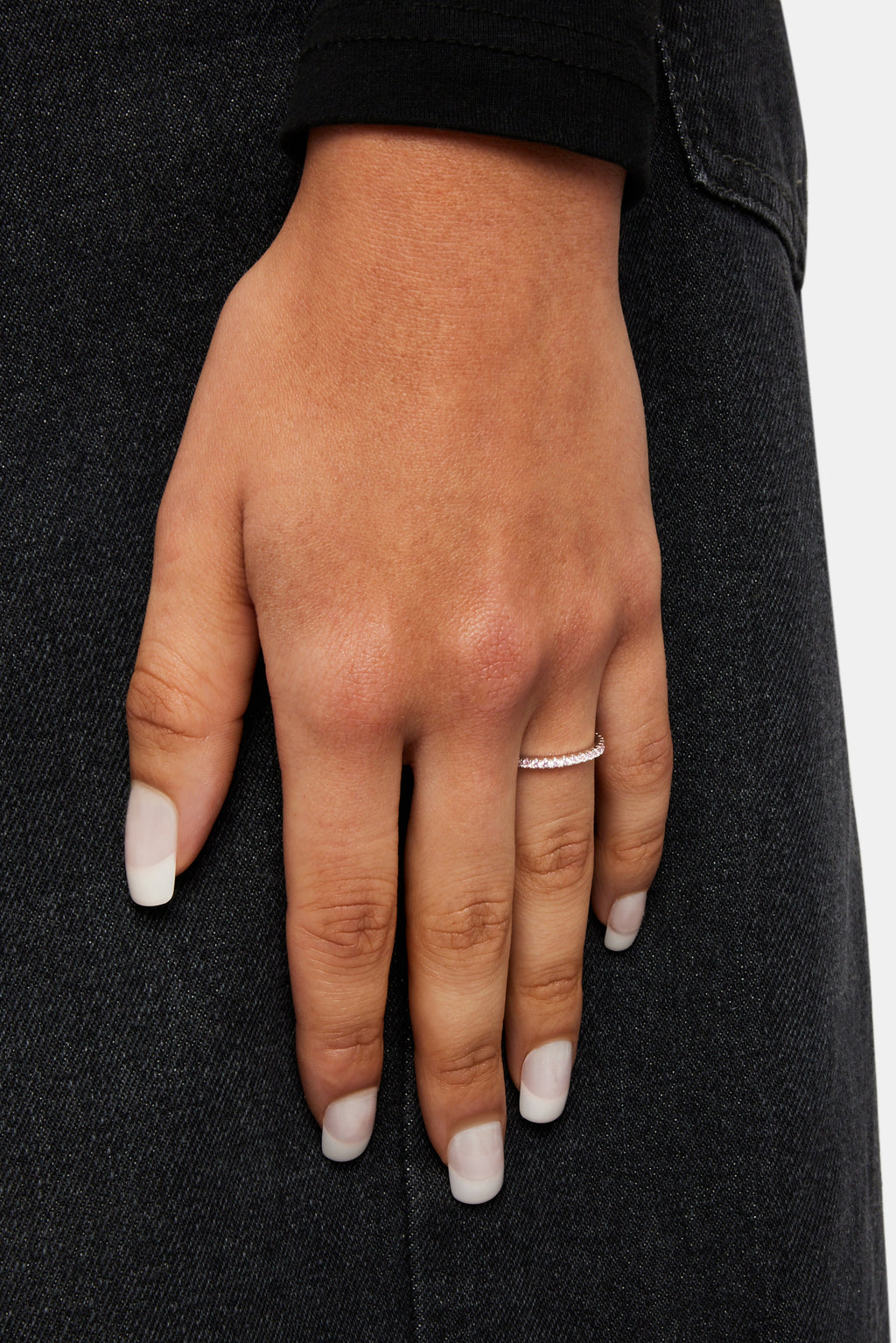 Womens 2mm 925 Pink CZ Tennis Ring | Womens Rings | Shop Tennis Rings at CERNUCCI.COM – Cernucci