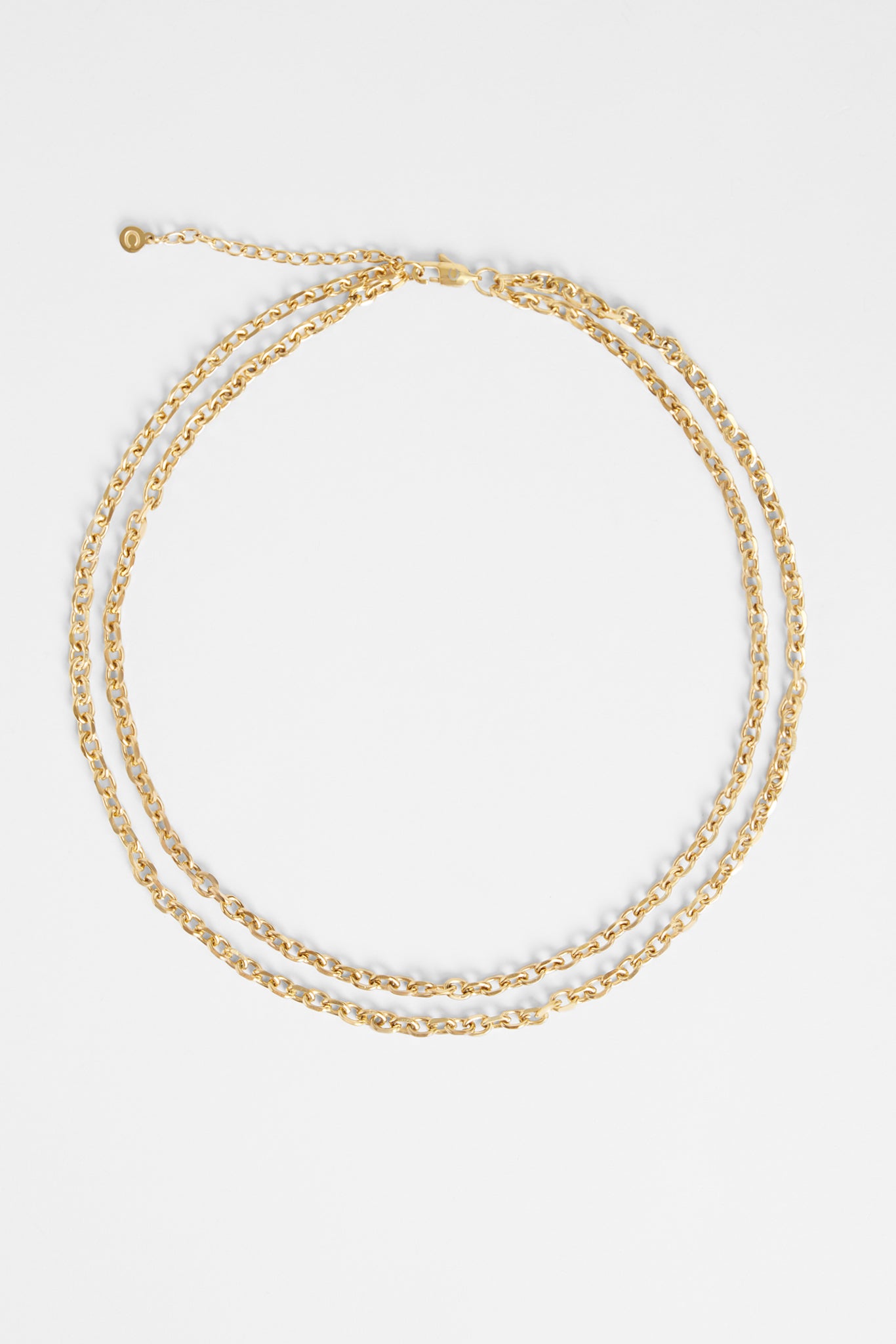 3mm Double Hermes Chain - Gold – Cernucci