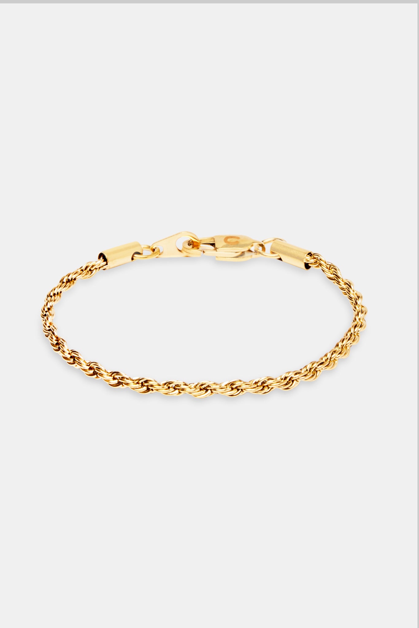 3mm Rope Bracelet - Gold – Cernucci