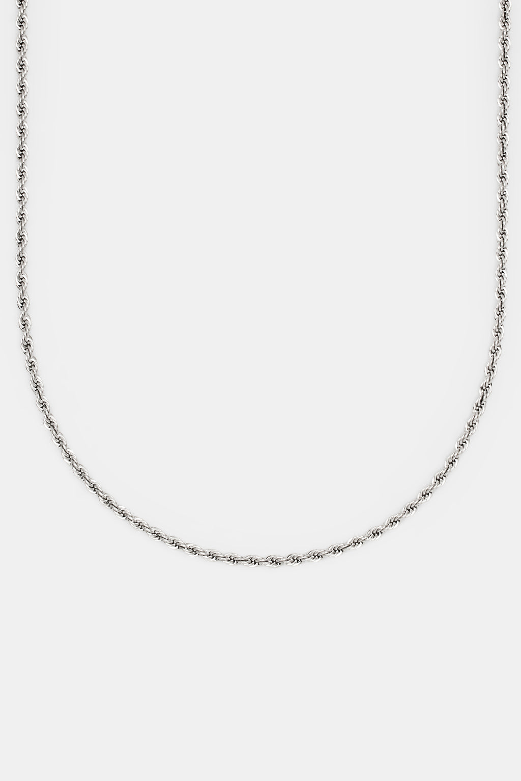 Womens Sterling Silver 3mm Rope Chain | Womens Chains | Shop Rope ...
