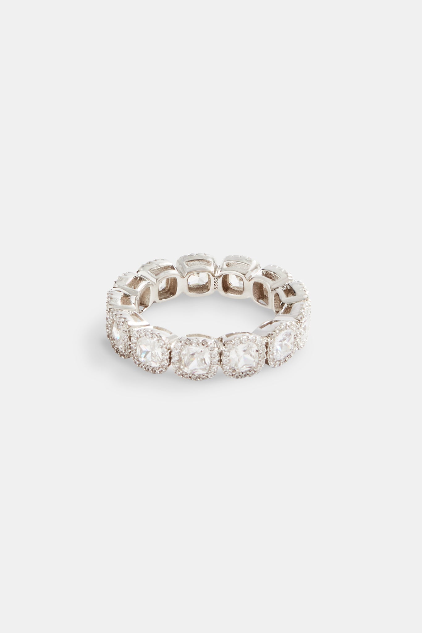 5mm 925 CZ Cluster Ring | Mens Rings | Shop Tennis Rings at CERNUCCI.COM – Cernucci