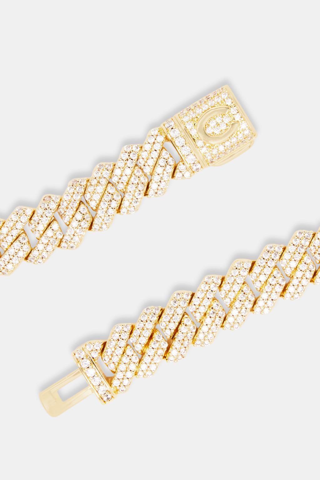 8mm Gold Plated Prong Cuban Chain | Womens Chains | Shop Cuban Chains ...