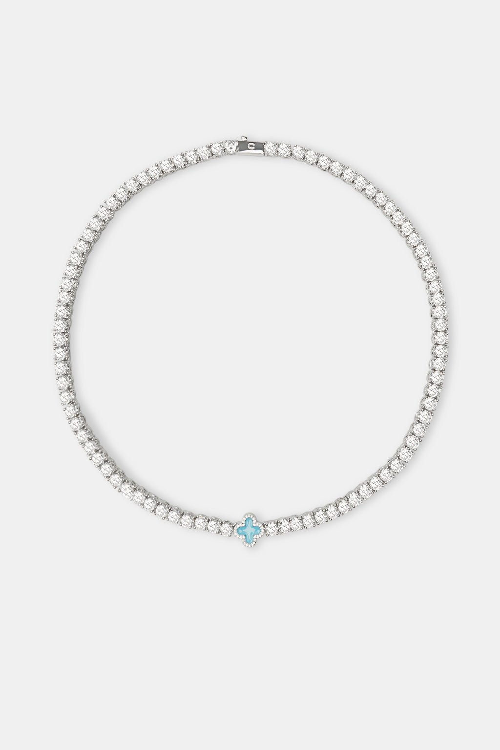 Baby Blue Motif Tennis Chain | Womens Chains | Shop Tennis Chains at ...