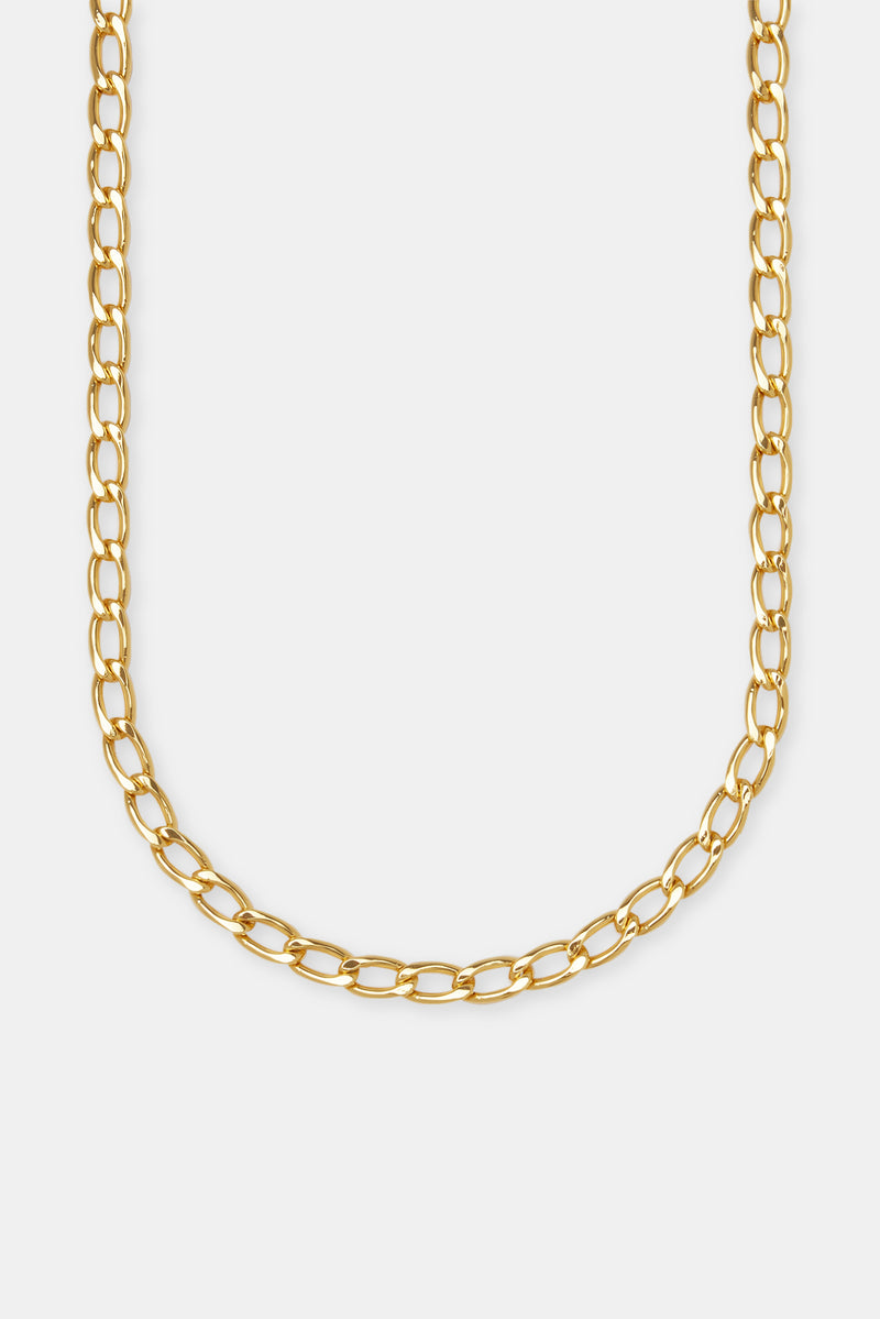 Curb Chain - 6mm - Gold | Mens Chains | Shop Curb Chains at CERNUCCI ...