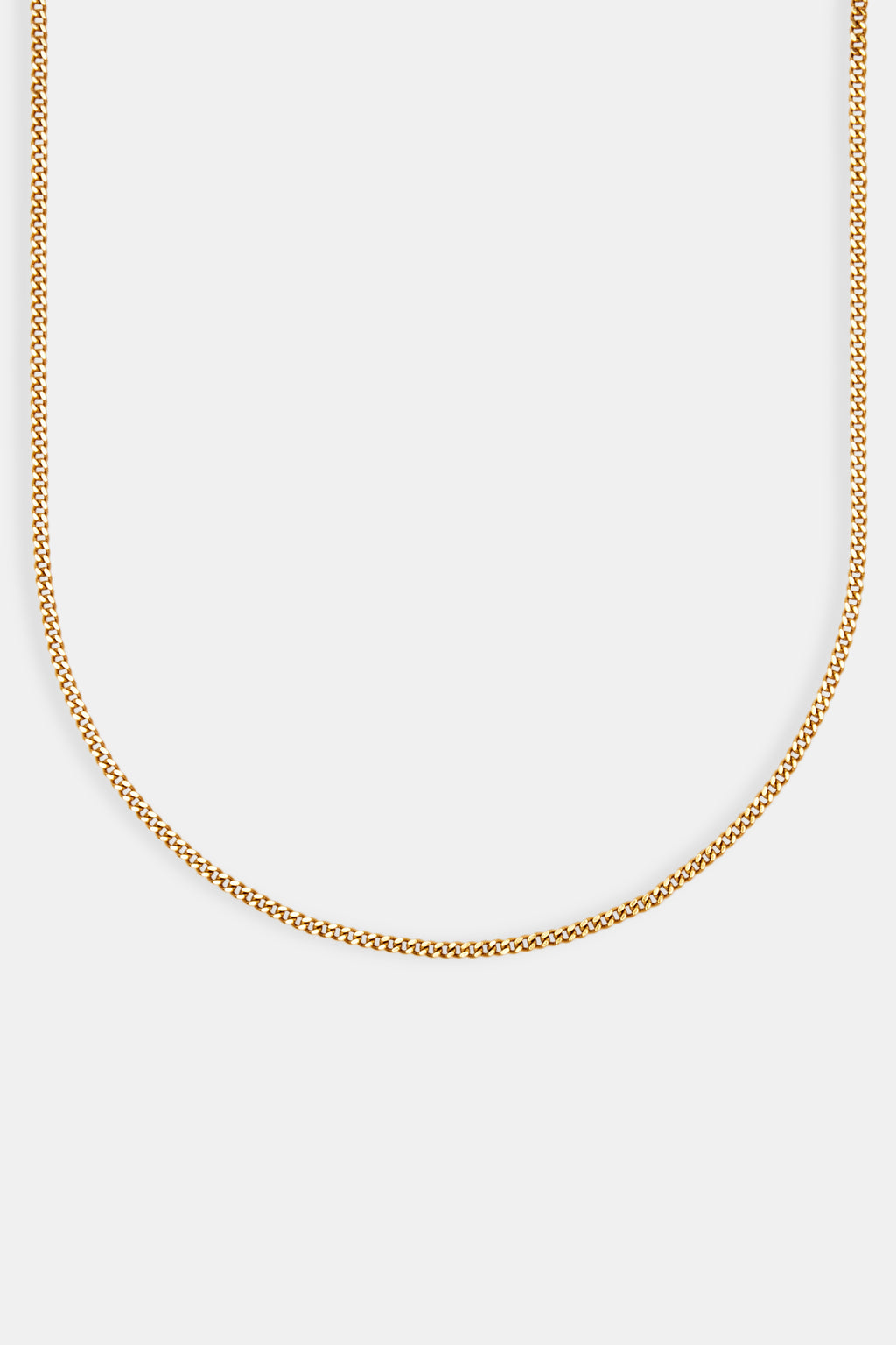 2mm Gold Plated Micro Cuban Chain | Mens Chains | Shop Cuban Chains at ...