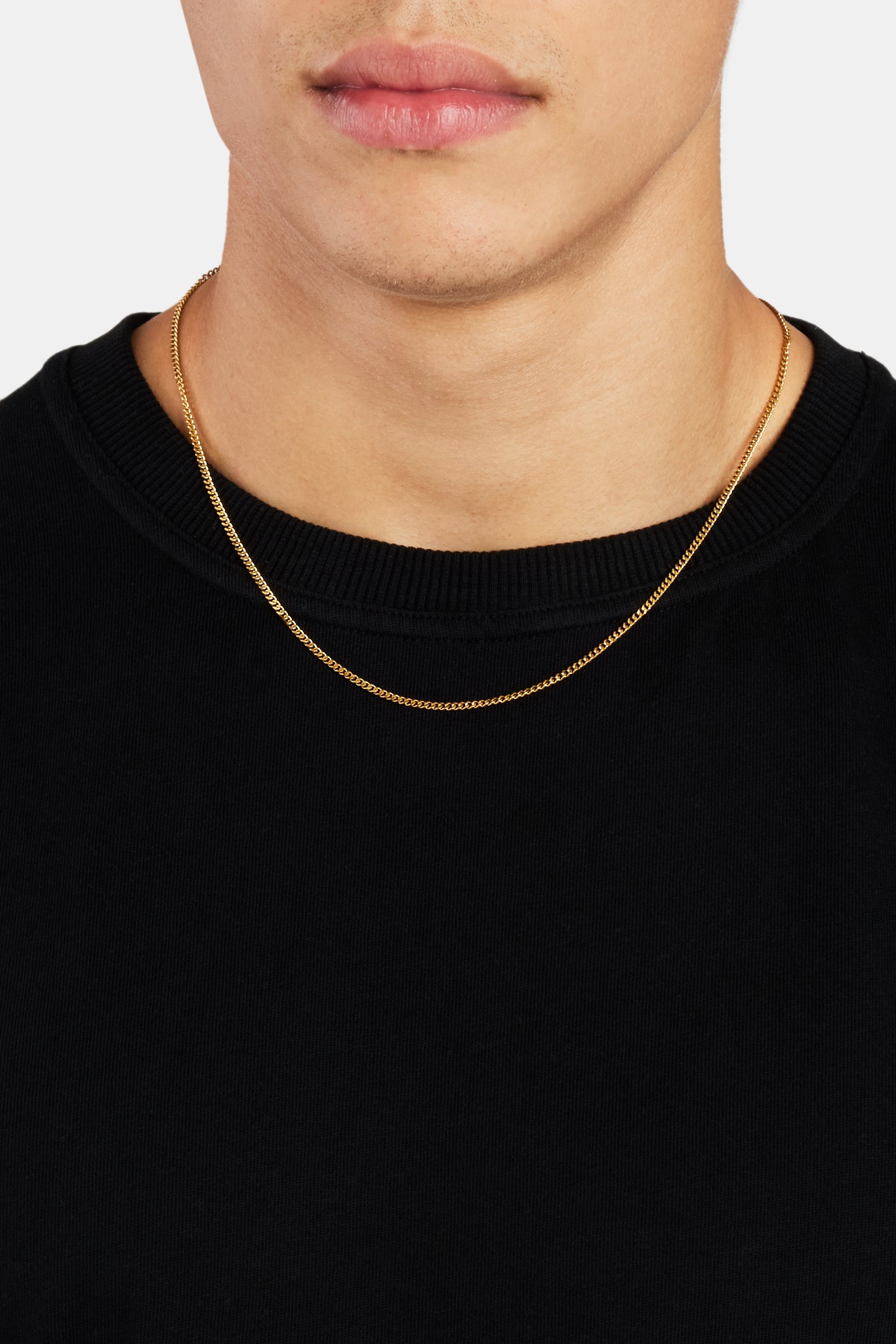 2mm Gold Plated Micro Cuban Chain | Mens Chains | Shop Cuban Chains at ...