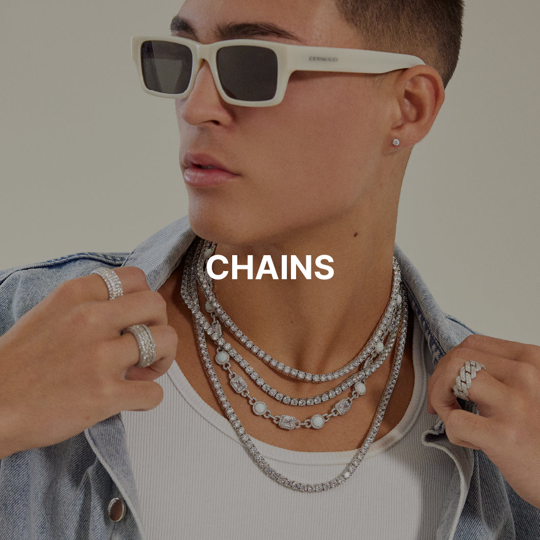 Mens Rope Chains | Mens Silver & Gold Rope Chain – Cernucci