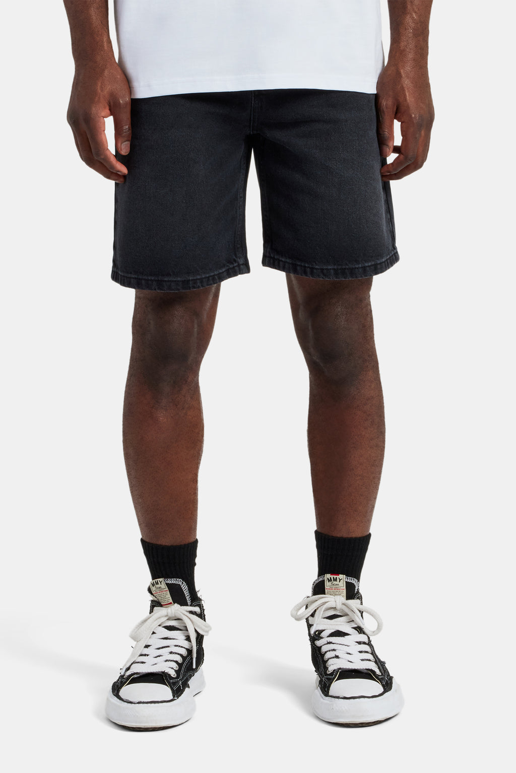 Denim Short - Washed Black | Mens Denim | Shop Denim Shorts at CERNUCCI ...