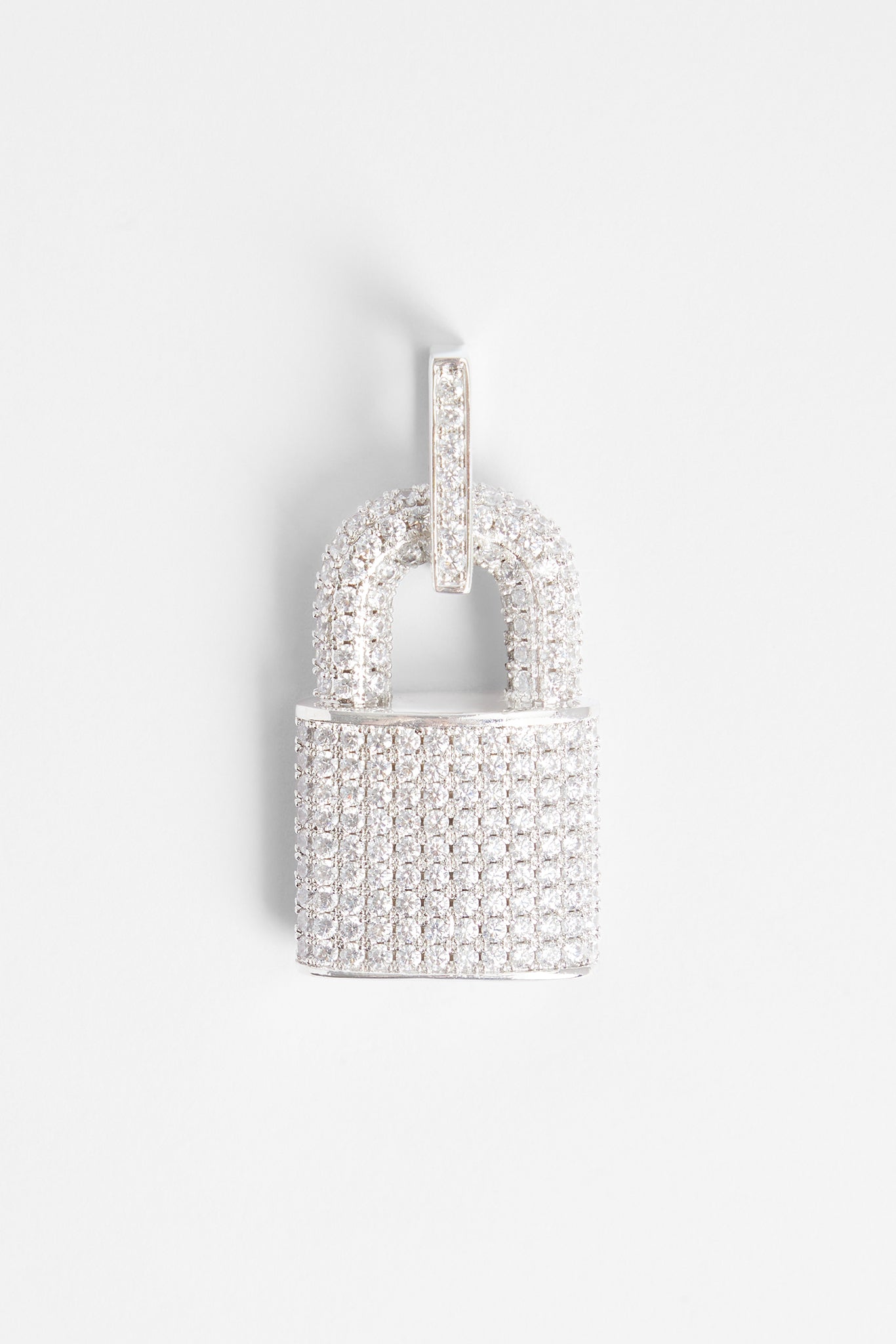 Iced CZ Padlock Pendant – Cernucci
