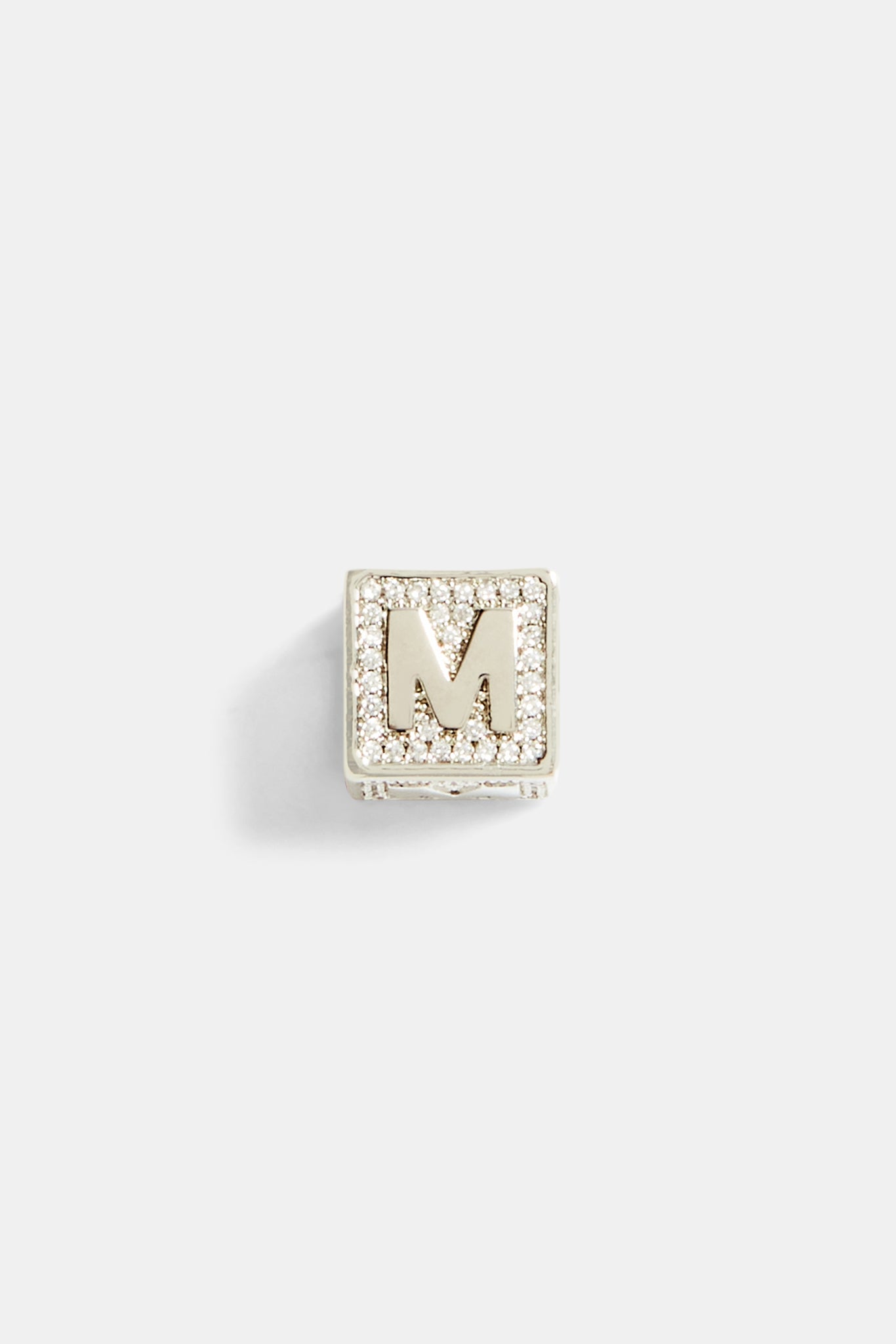 Iced M Letter Block Pendant | Mens Bundles | Shop Pendant with Chains ...