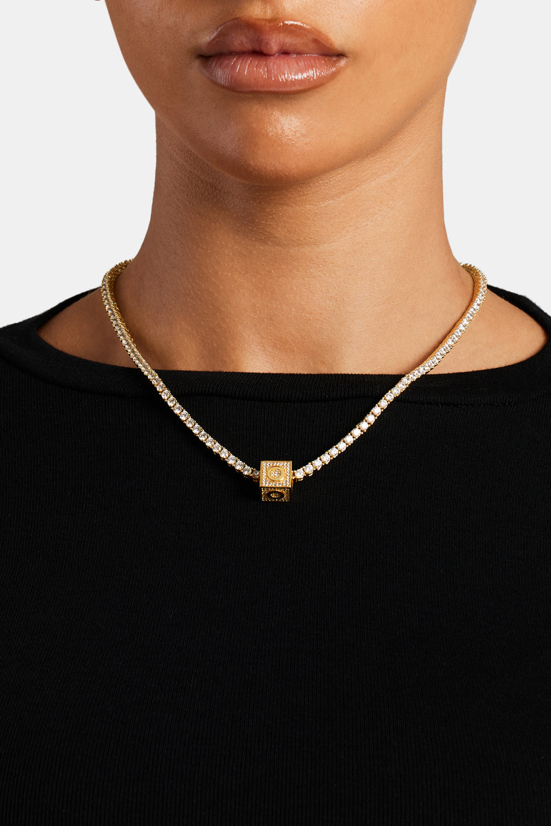 Gold Plated Iced O Letter Block Pendant | Mens Bundles | Shop Pendant ...