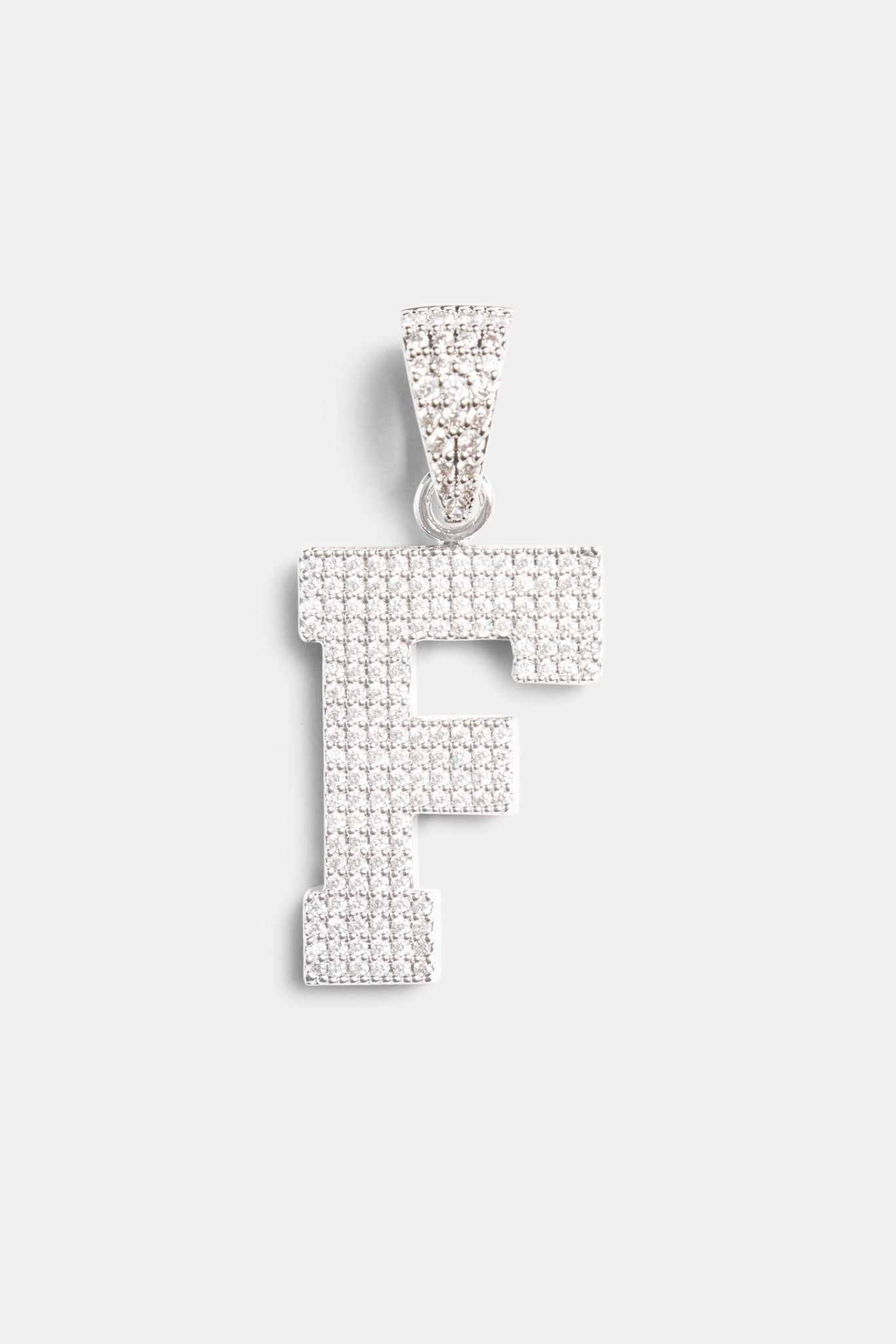 Iced F Pendant – Cernucci