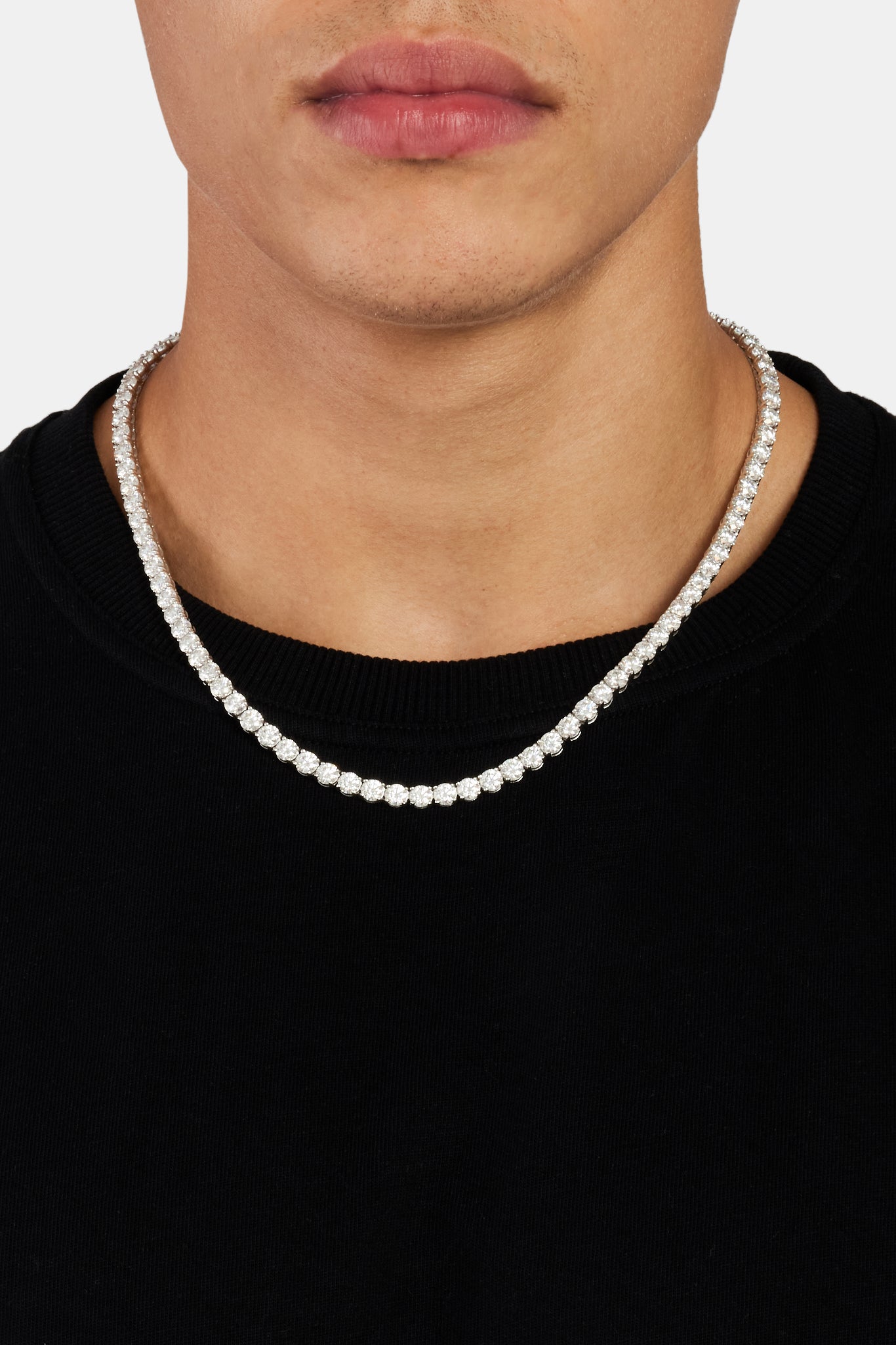 Moissanite 5mm Tennis Chain | Mens Chains | Shop Tennis Chains at ...