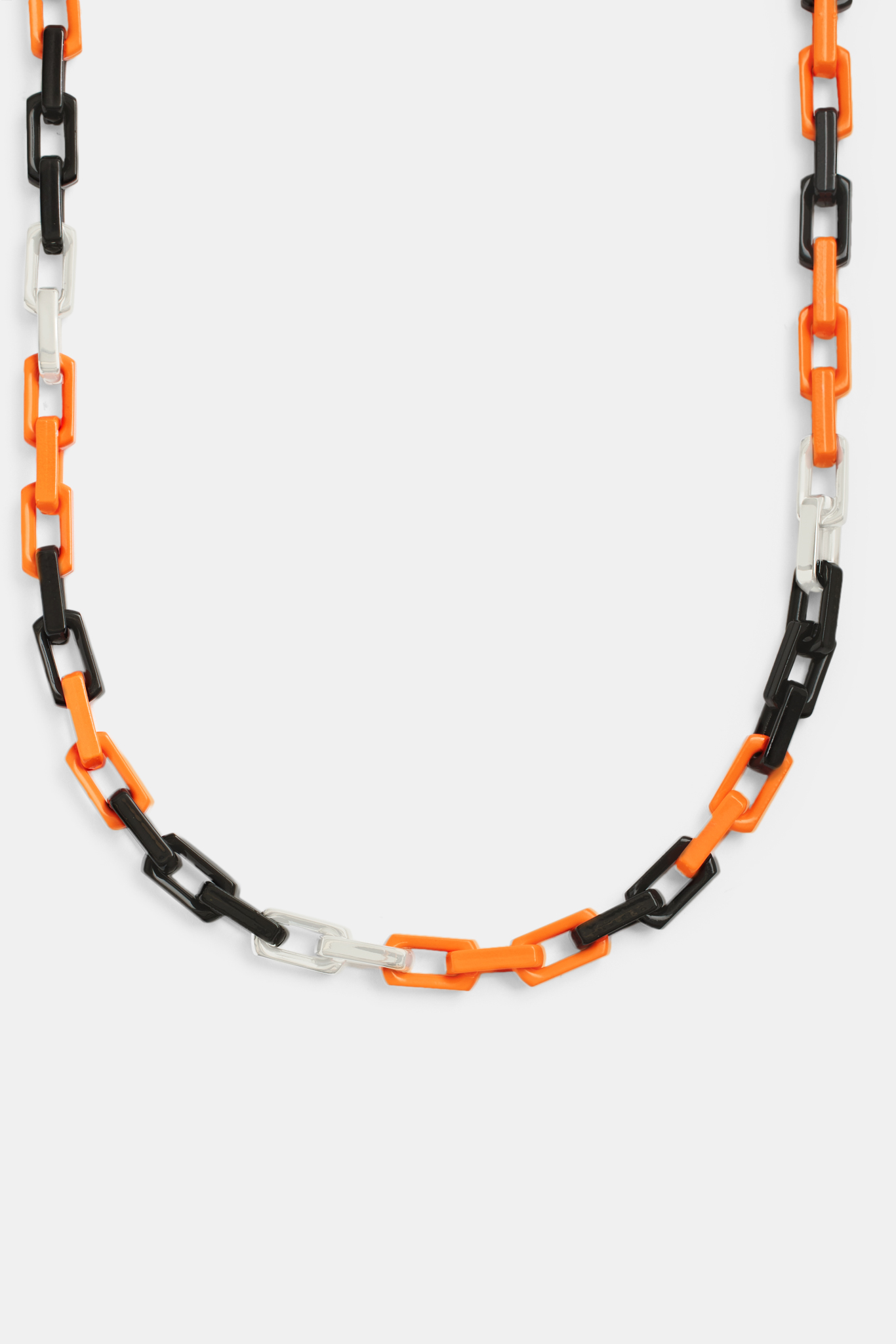 10mm Black & Orange Link Chain – Cernucci