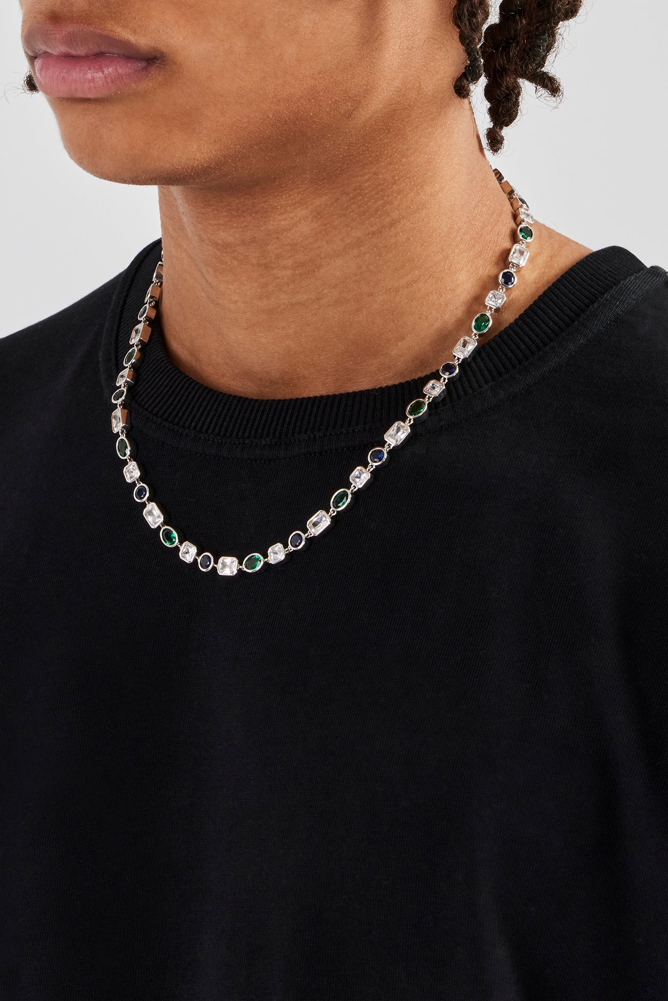 Multi Colour Mixed Stone Chain - 6mm | Mens Chains | Shop Tennis Chains ...