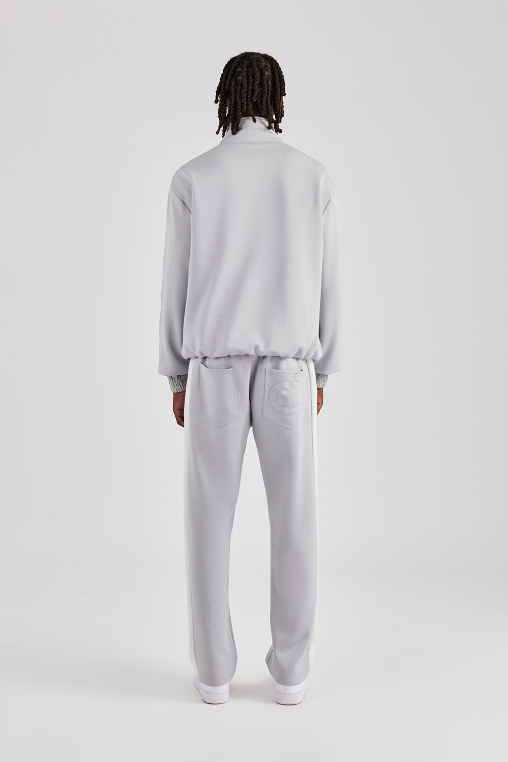 Contrast Panel Tracksuit - Grey | Mens Sets | Shop Tracksuits at ...