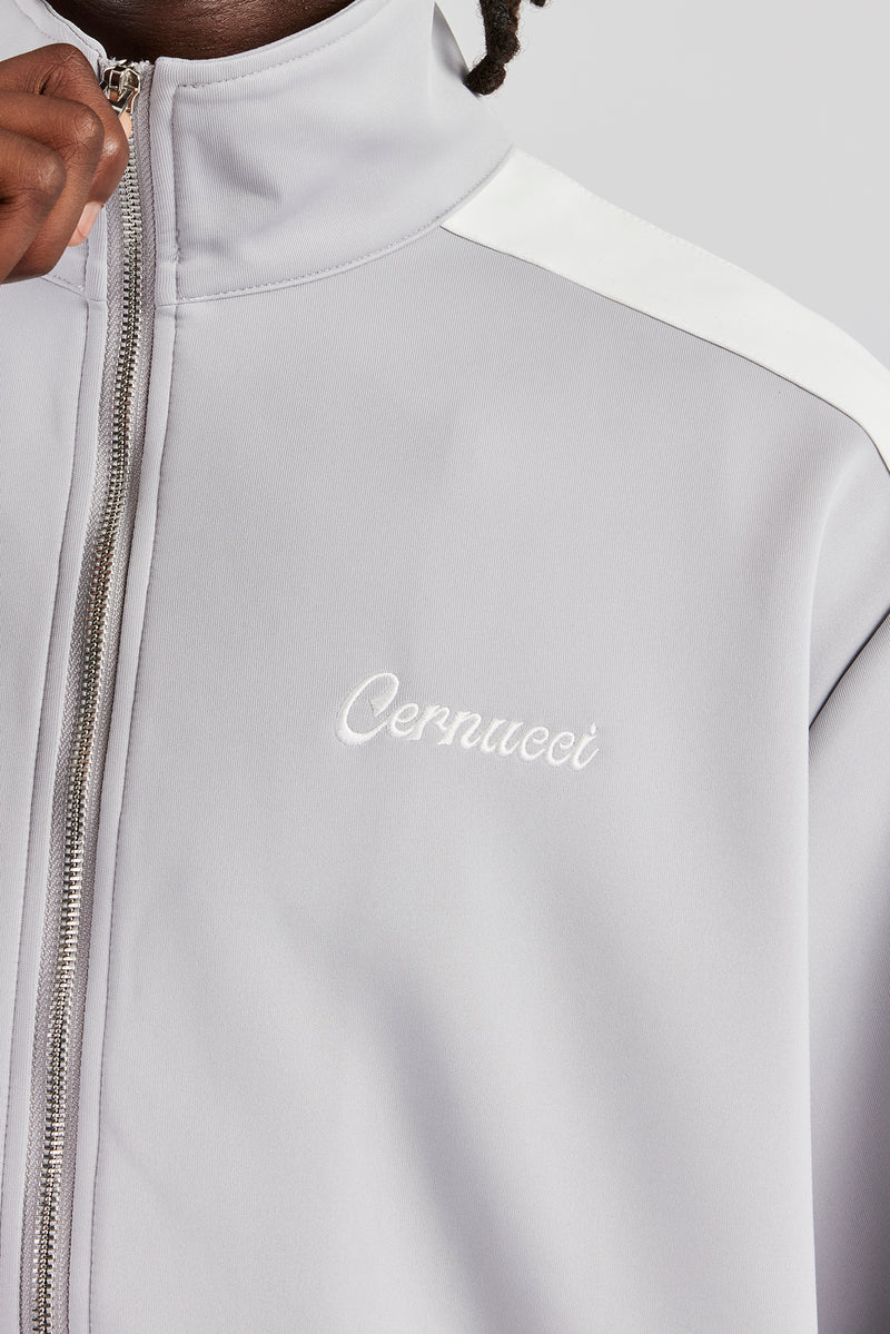 Contrast Panel Tracksuit - Grey | Mens Sets | Shop Tracksuits at ...