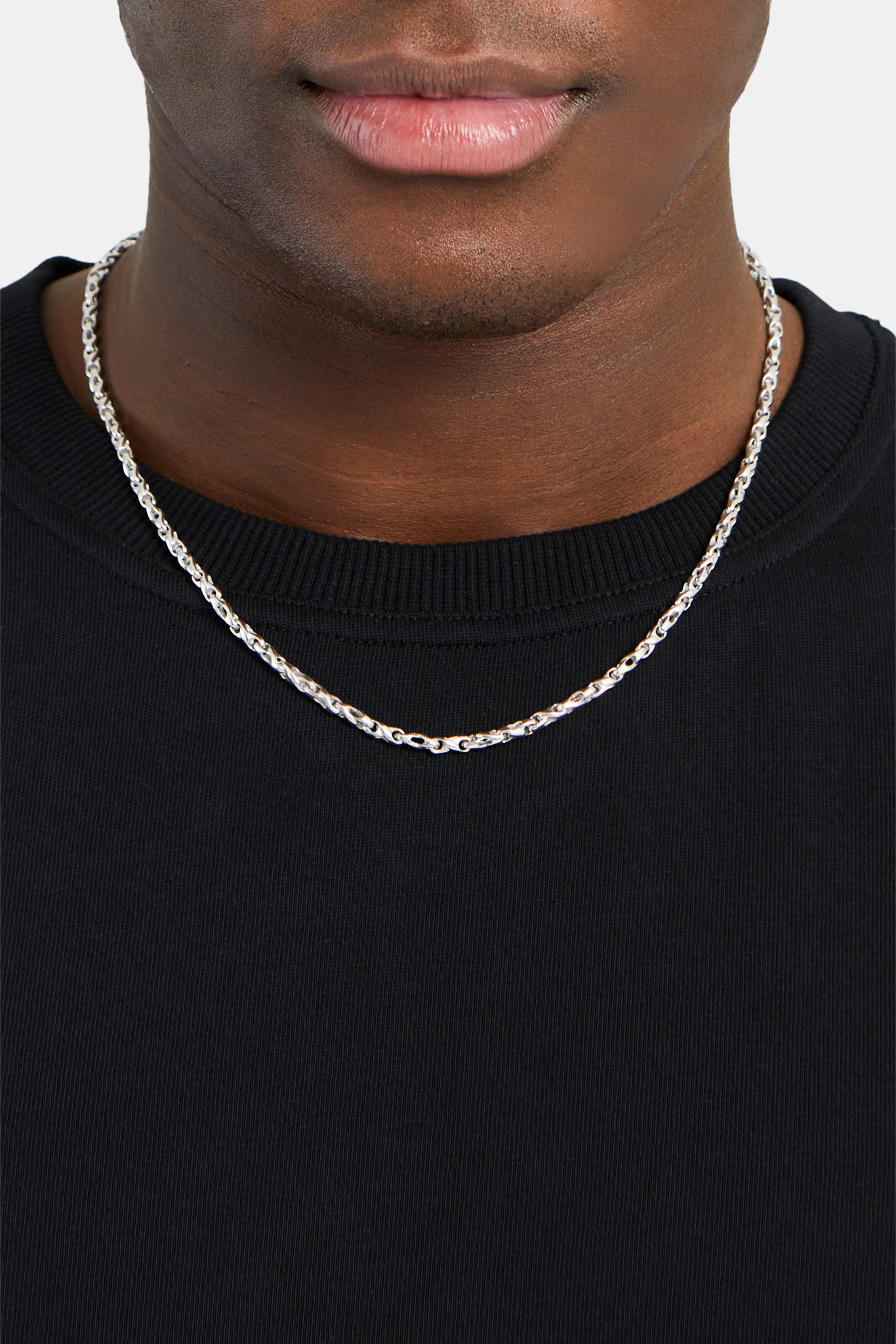 Polished 3D Infinity Chain - 3mm | Mens Chains | Shop Byzantine Chains ...