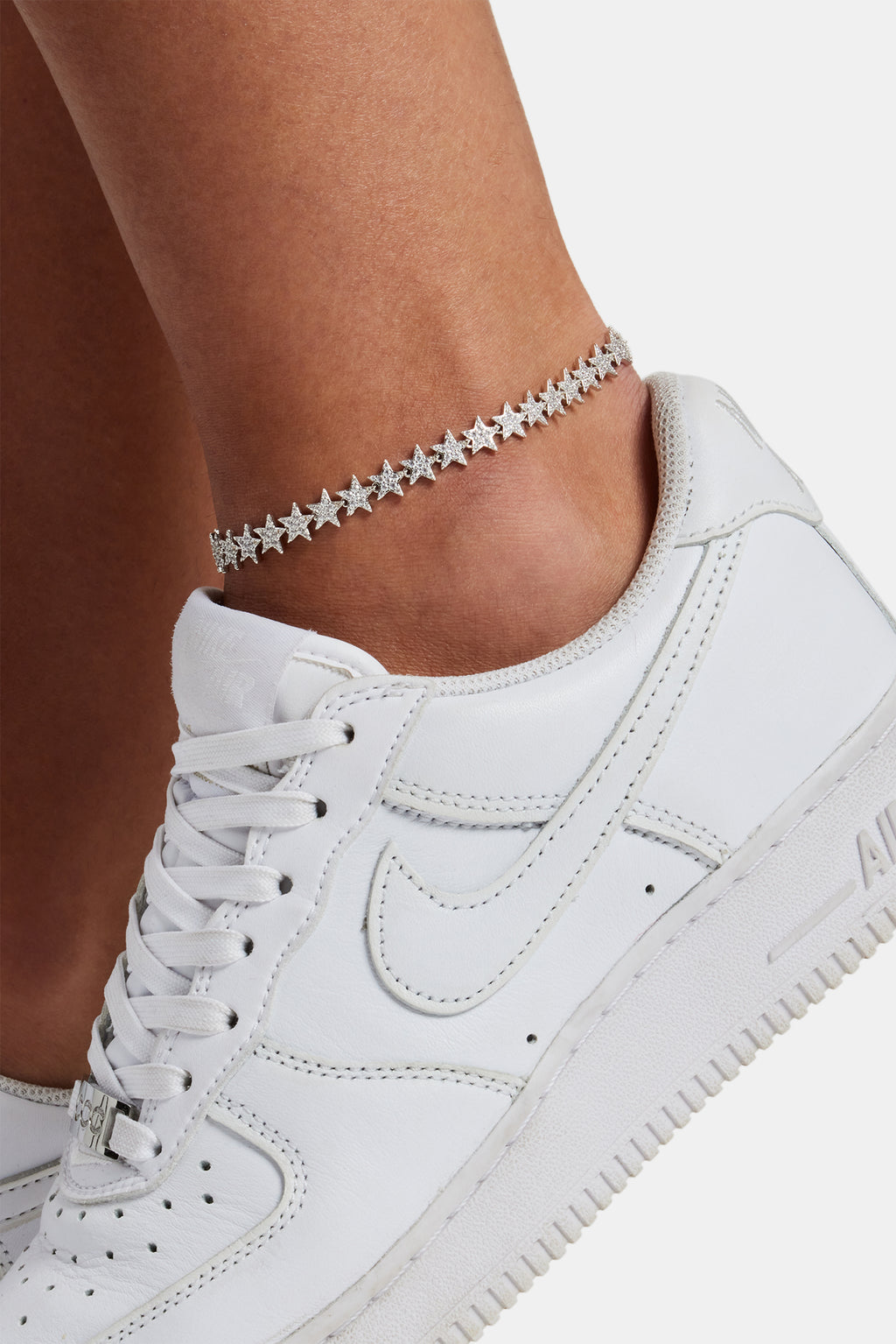 Iced Star Anklet - 5mm | Womens Anklets | Shop Motif Anklets at ...