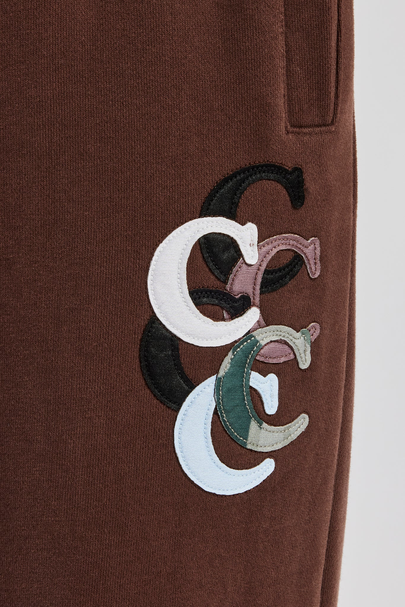 Washed Layered Applique Tracksuit - Chocolate | Mens Sets | Shop ...