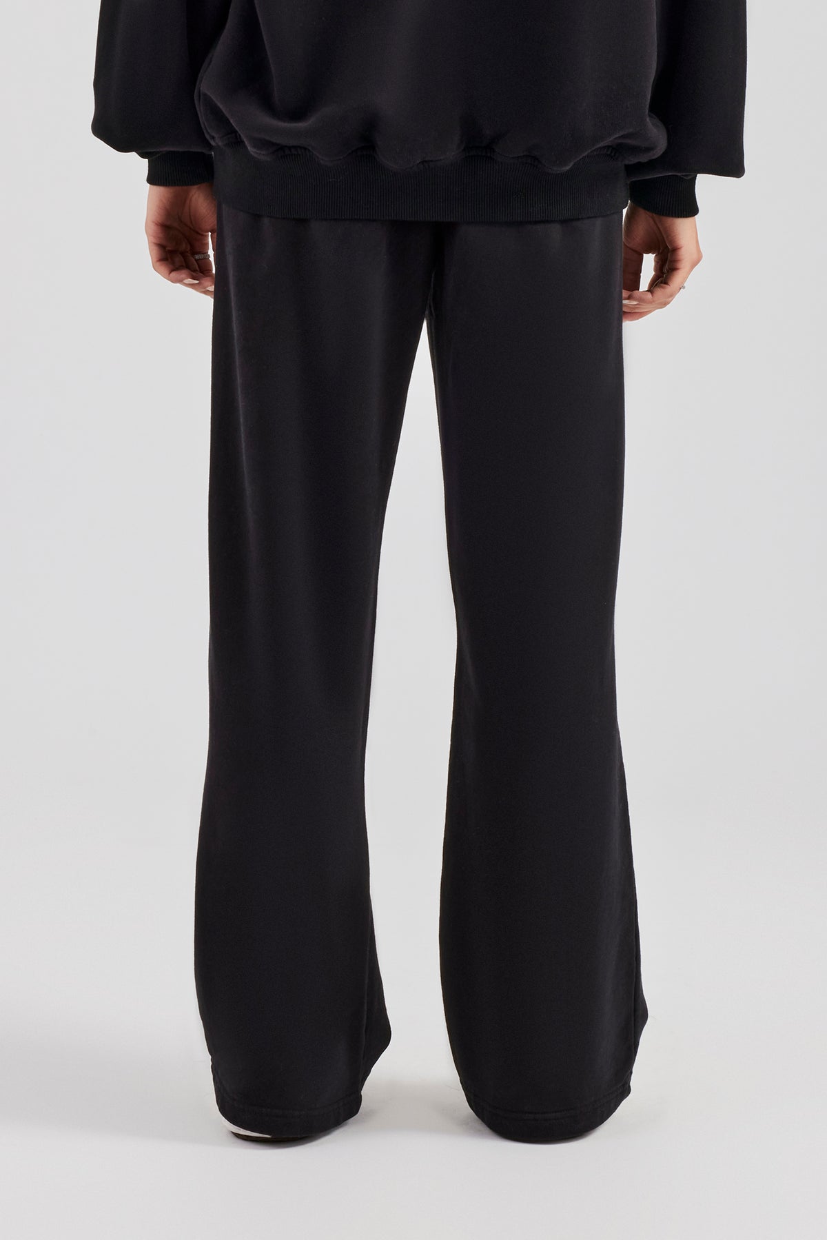 Wide Leg Jogging Bottoms Long Length Light Grey New style Athletic ...