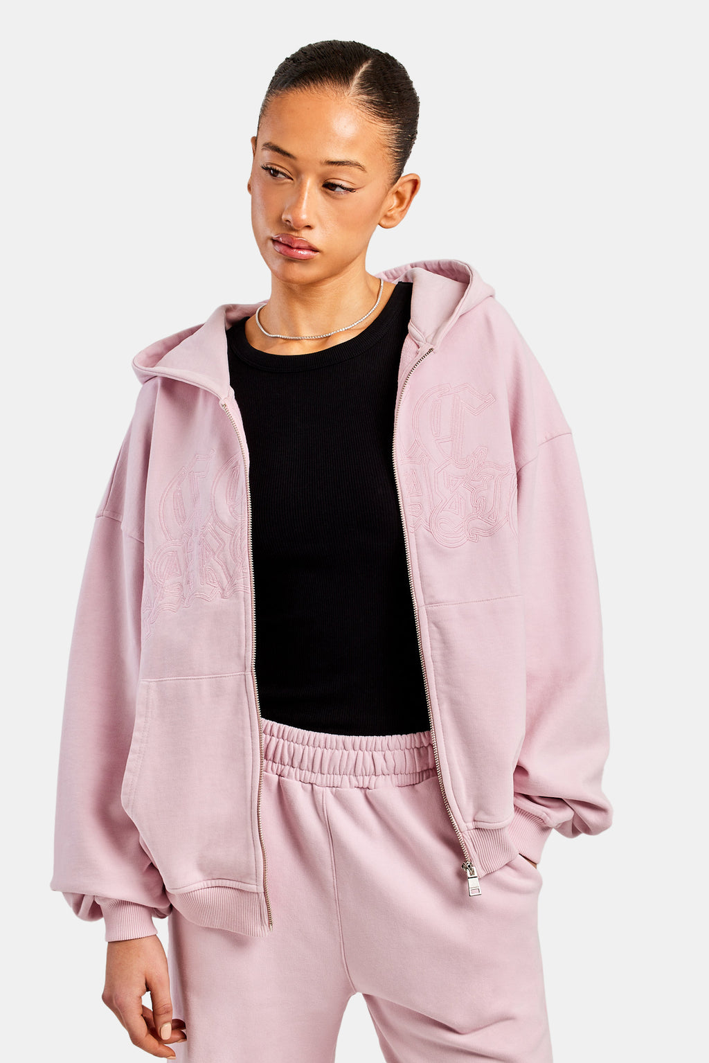 Womens Paraiso Embroidered Tracksuit - Pink | Womens Sets | Shop ...