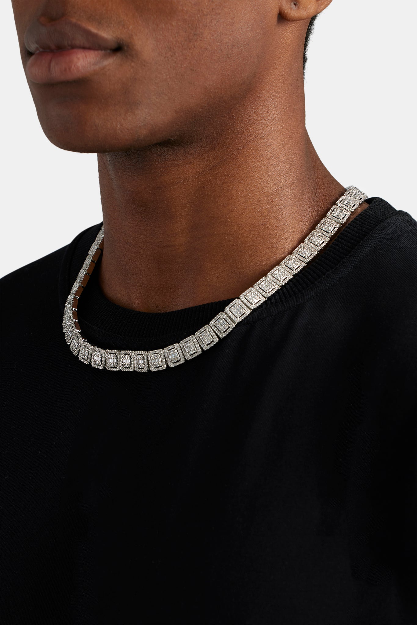 12mm Clustered Tennis Chain – Cernucci