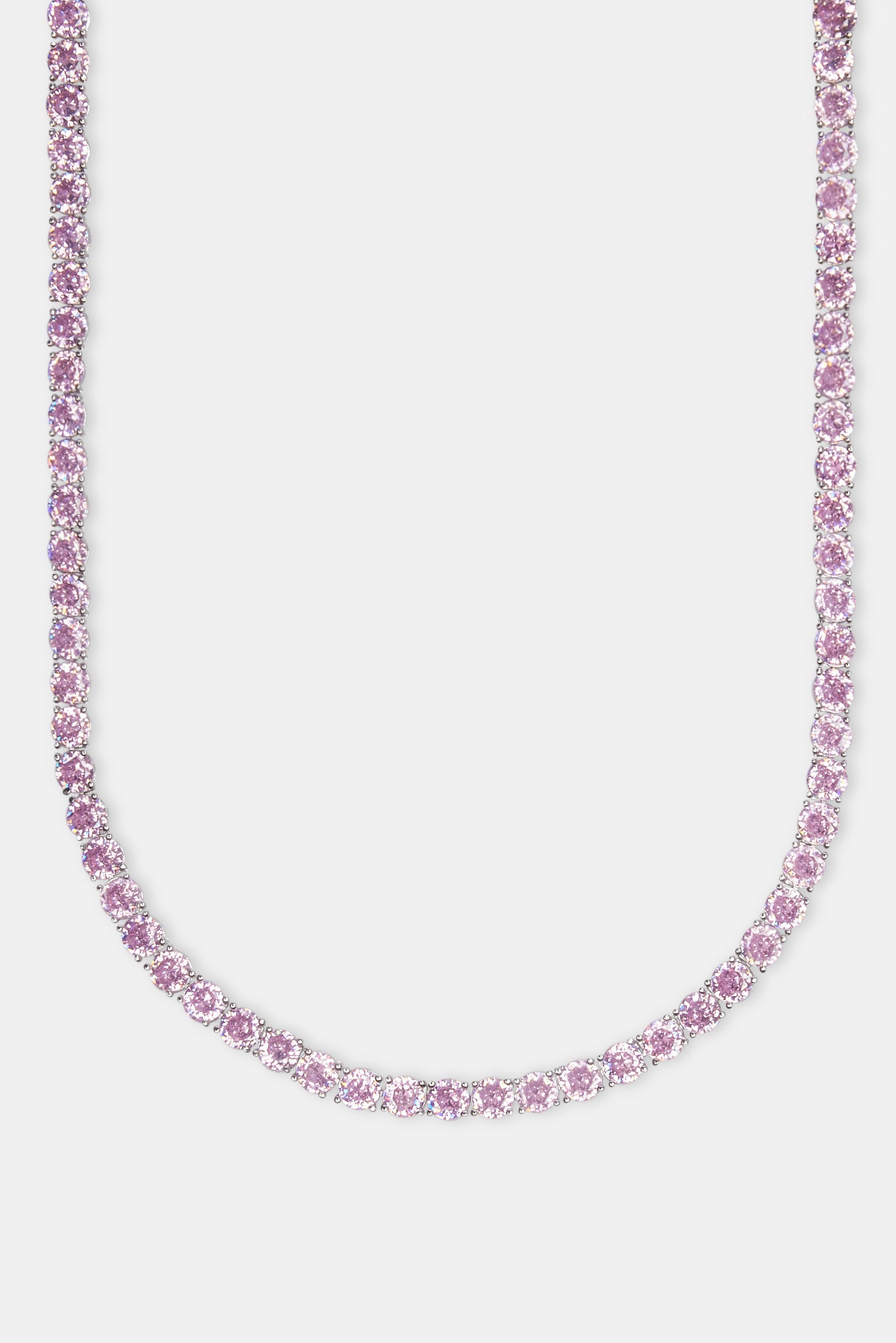 5mm Pastel Pink Tennis Chain | Womens Chains | Shop Tennis Chains at ...