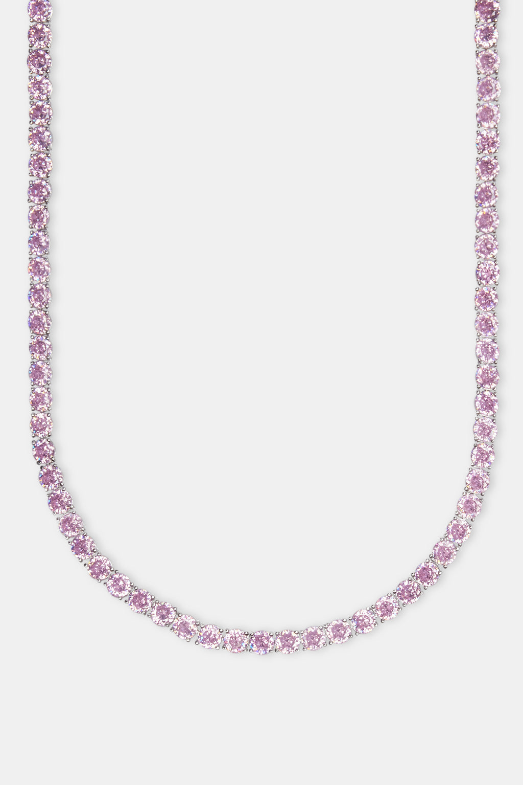 5mm Pastel Pink Tennis Chain | Womens Chains | Shop Tennis Chains at ...