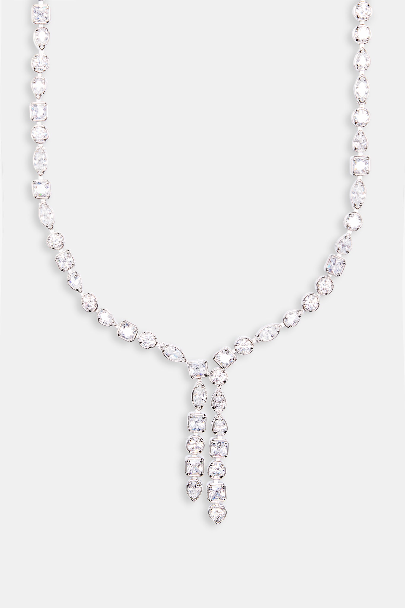 5mm Iced Mixed Shape Drop Tennis Chain | Womens Chains | Shop Drop ...