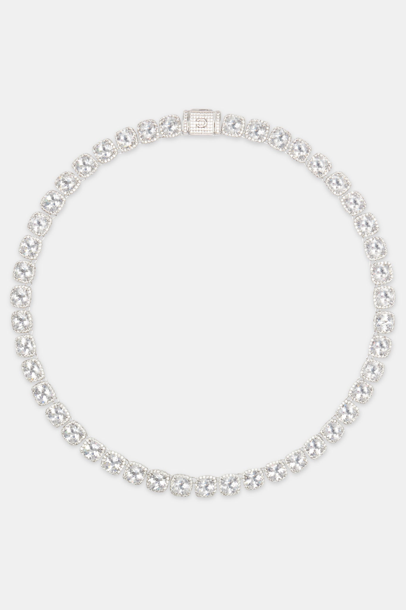 10mm CZ Square Cluster Chain | Mens Chains | Shop Clustered Chains at ...