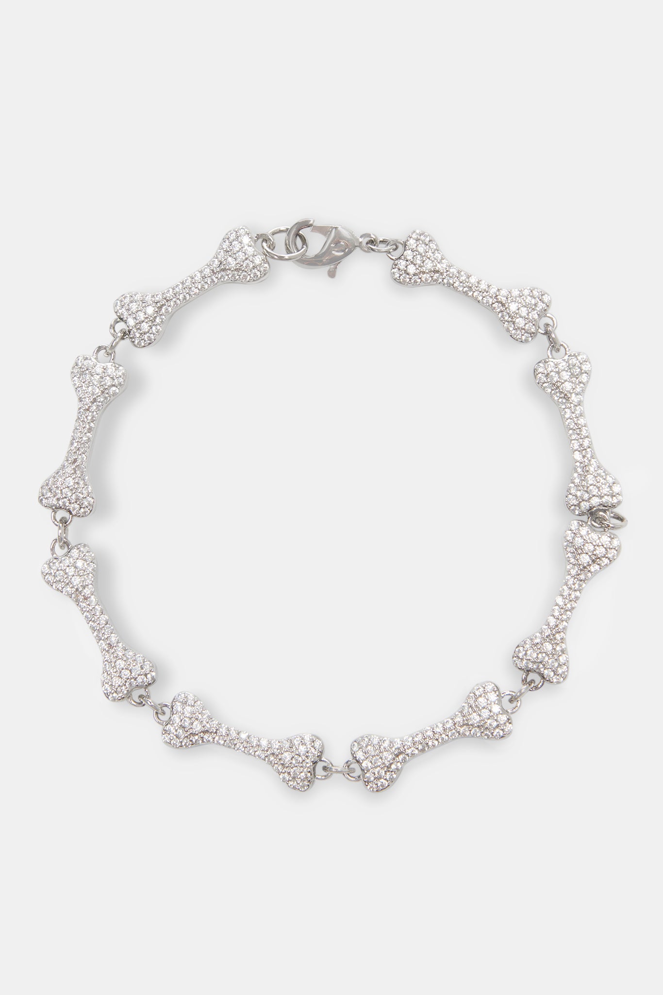Iced Bone Bracelet - White | Mens Bracelets | Shop Motif Bracelets at ...