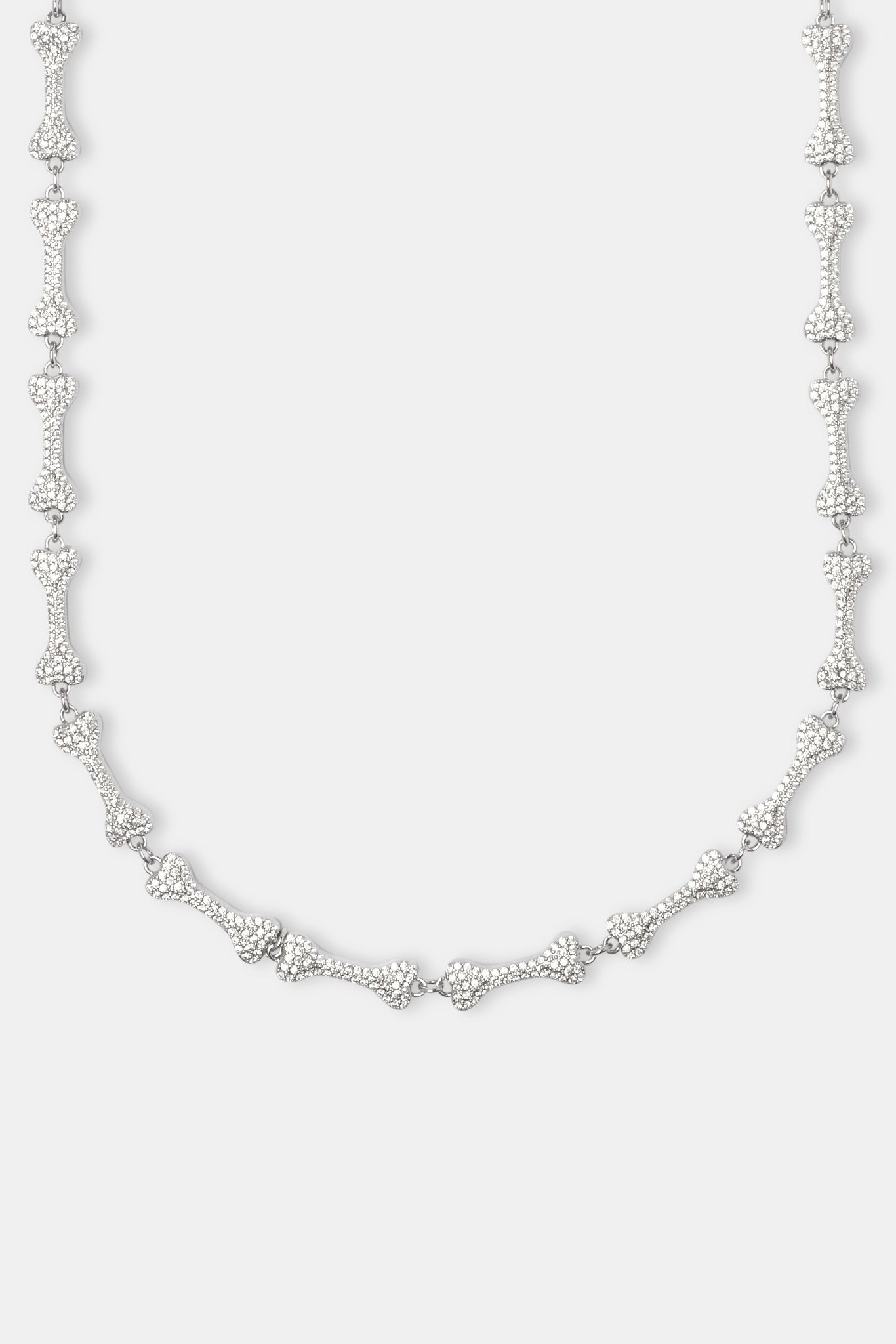 Iced Bone Chain - White | Mens Chains | Shop Motif Chains at CERNUCCI ...