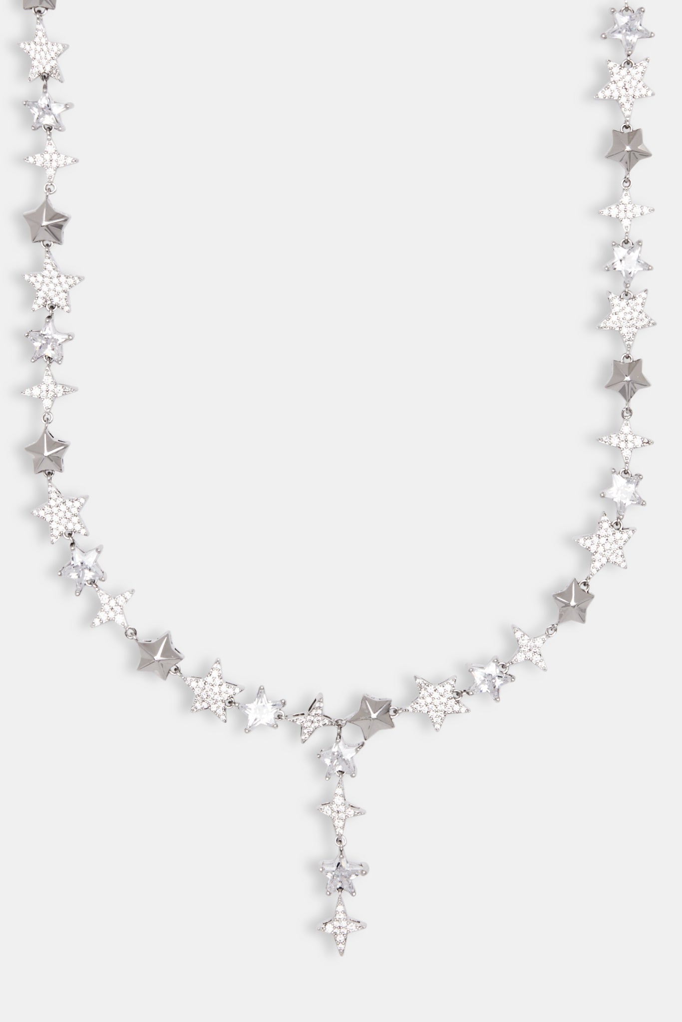 10mm Iced Star Drop Tennis Chain | Womens Chains | Shop Drop Chains at ...