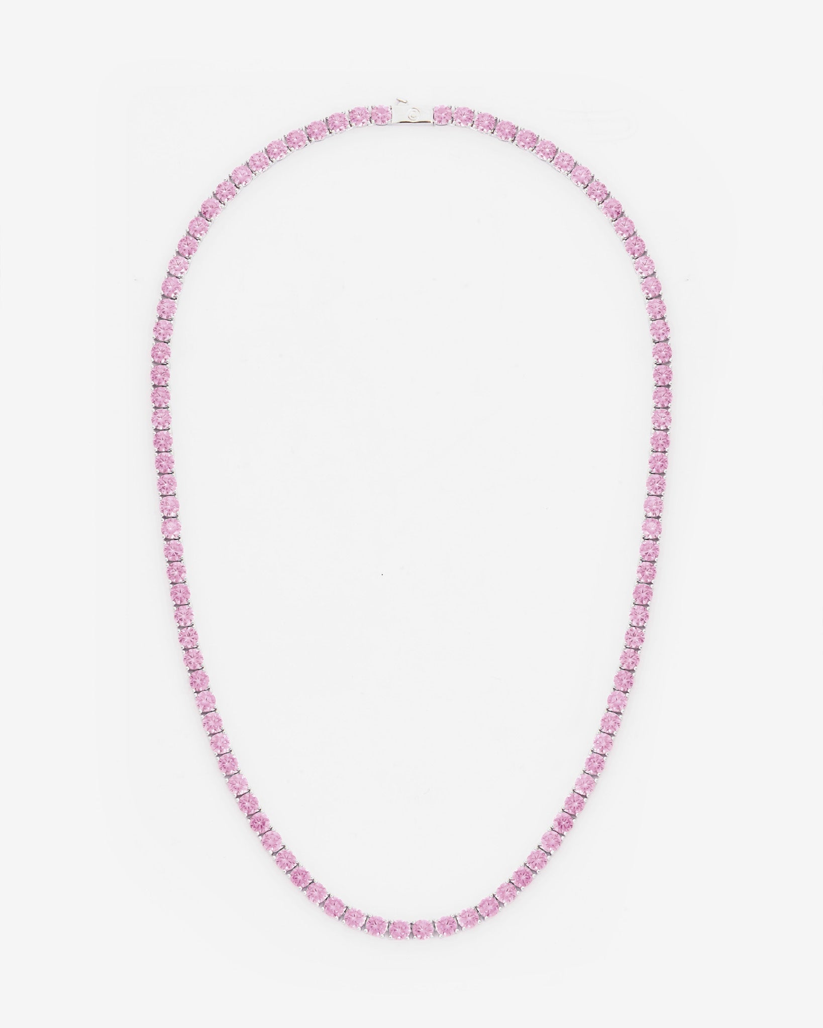5mm Tennis Chain - Pastel Pink – Cernucci