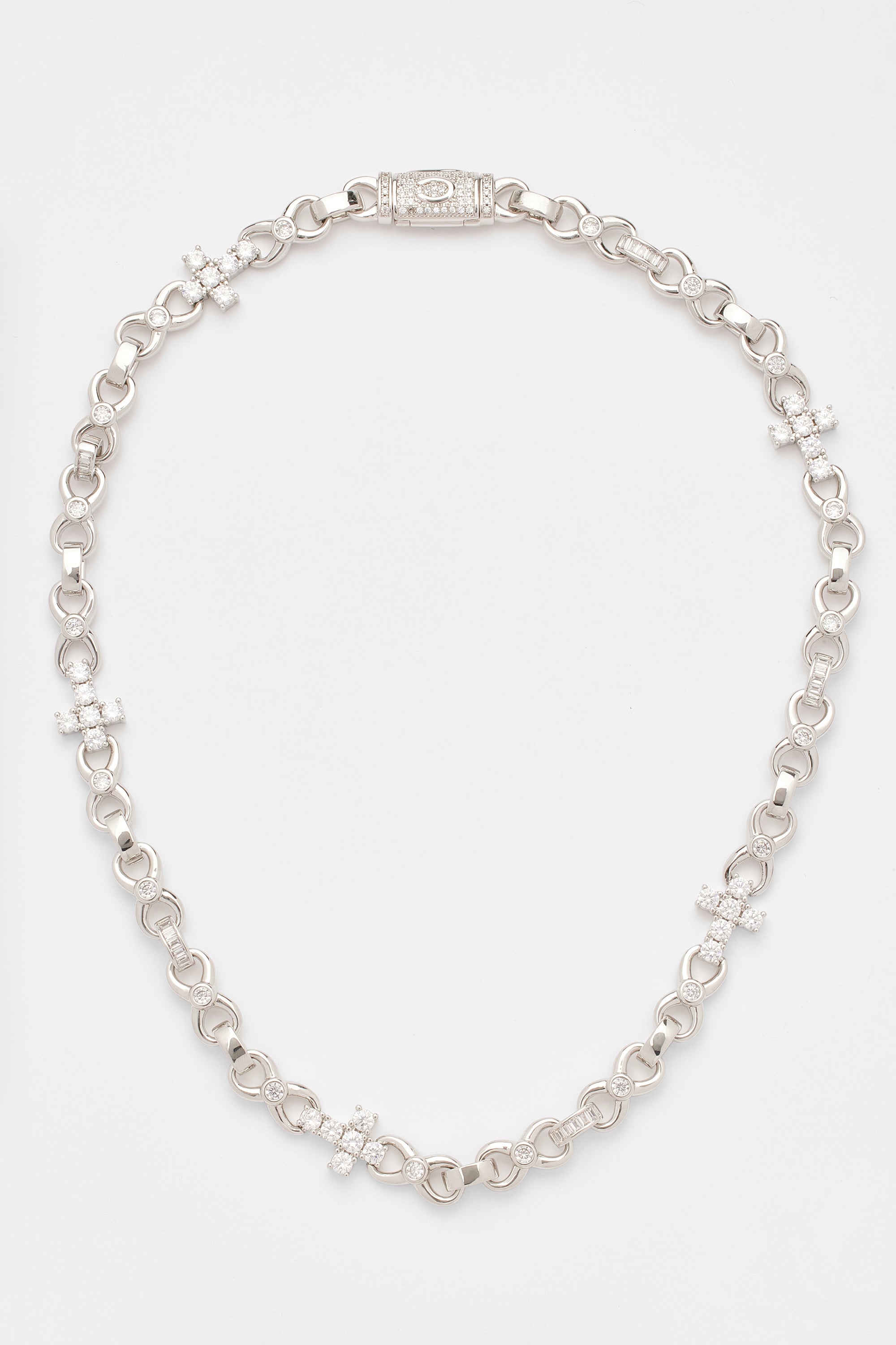 8mm Iced Cross Infinity Chain – Cernucci