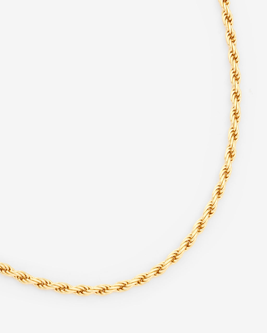 925 3mm Rope Chain - Gold – Cernucci