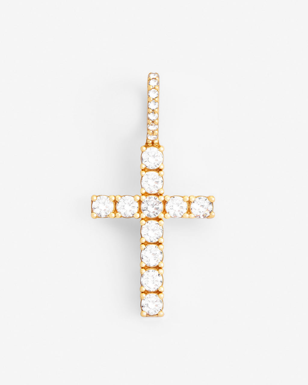 Micro Cross Pendant - Gold – Cernucci