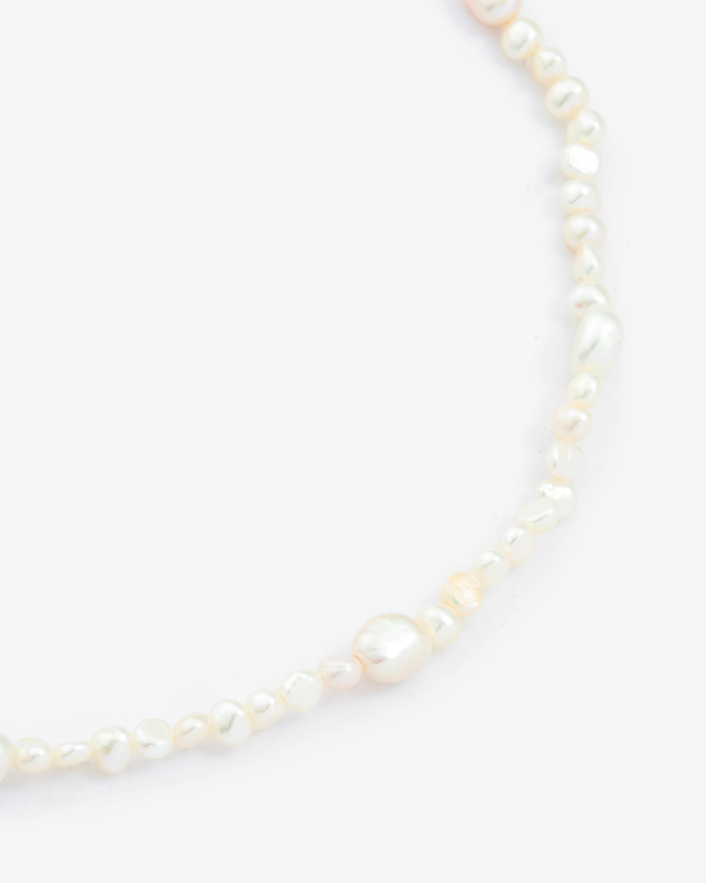 Mixed Shape Pearl Necklace - Gold – Cernucci